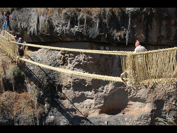 Last Incan Grass Bridge | Mrs. Hardy's Blog